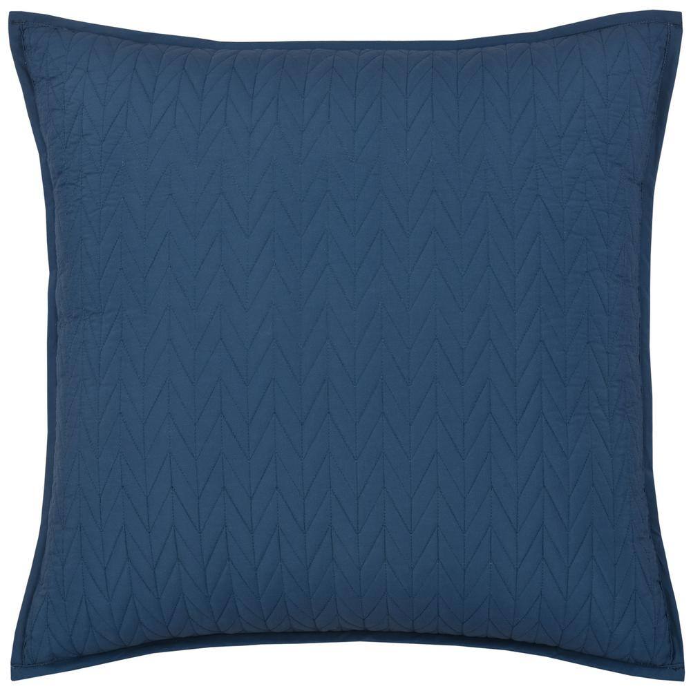 Balboa Blue Polyester Euro Sham 2868006EURO - The Home Depot