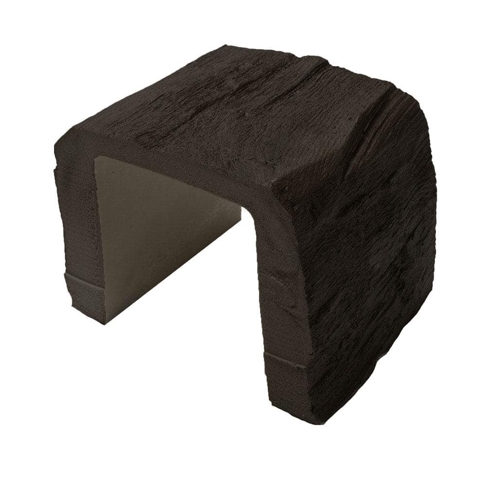 American Pro Decor 6-5/8 in. x 7-1/2 in. x 6 in. Long Dark Walnut Hand ...