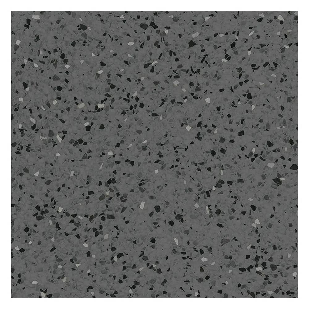 Apollo Tile Terra Mia 24 in. x 24 in. Matte Charcoal Gray Porcelain ...