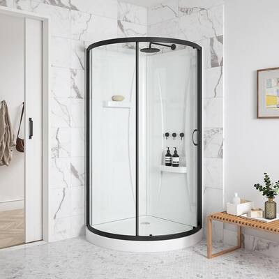 Round - Corner - Shower Stalls & Kits - Showers - The Home Depot