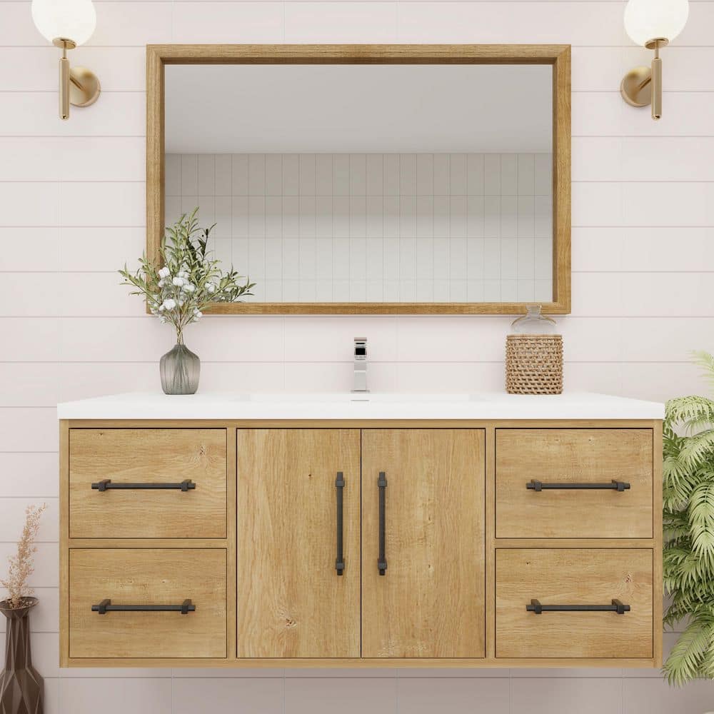BV Better Vanity Victoria 47 in. W x 20 in. D x 22 in. H Single Sink ...