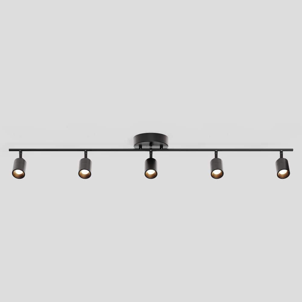 Vidalite Shura 5-Light Bronze Integrated LED Fixed Track Light ...