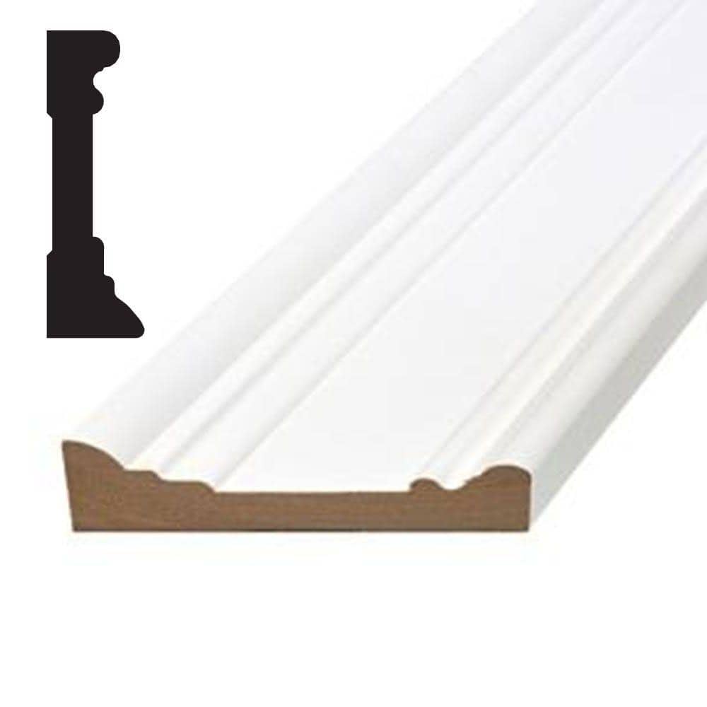 Builder's Choice OP5000 1-3/16 in. x 3-3/4 in. Primed MDF Casing ...