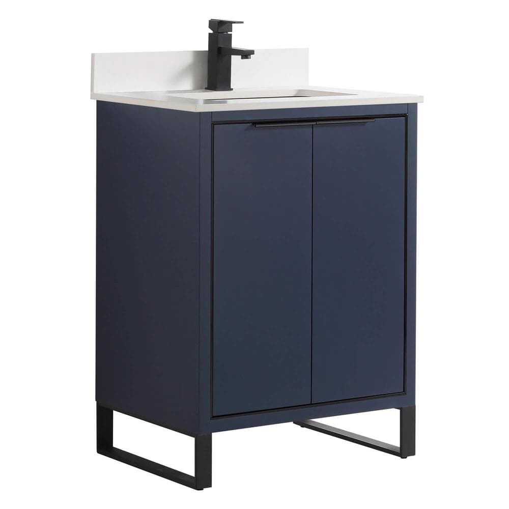 FINE FIXTURES Opulence 24 in. W x 18 in. D x 33.5 in H. Bath Vanity in ...