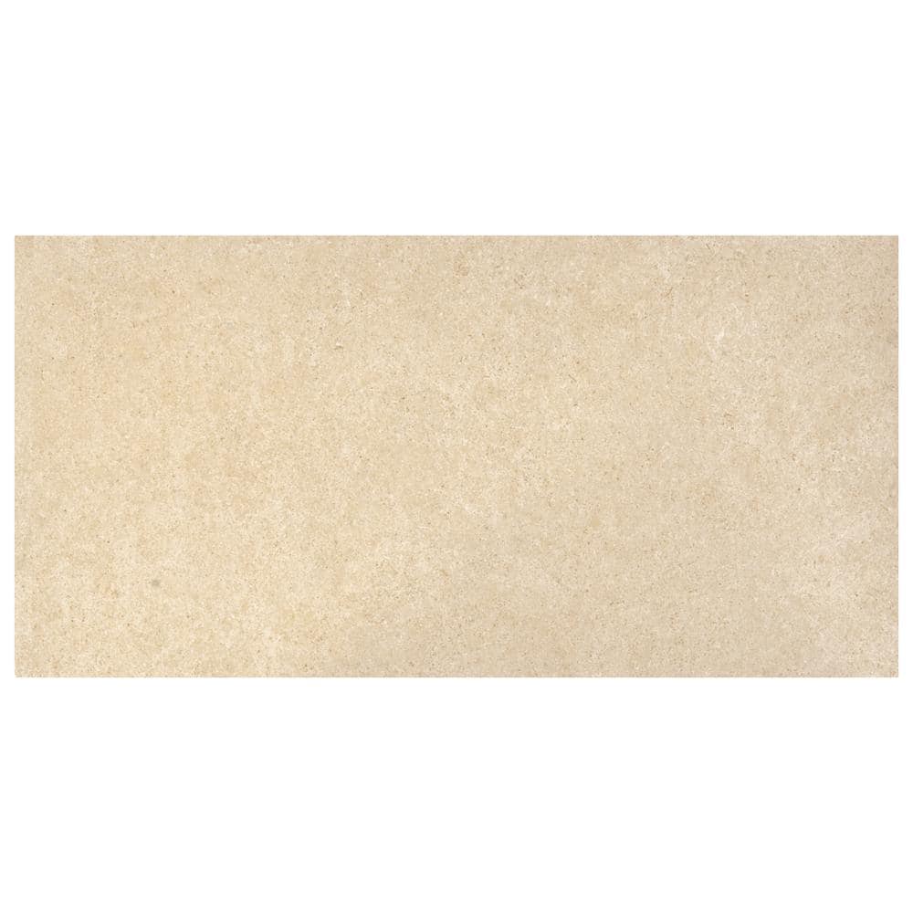 Daltile Preston Buff 12 in. x 24 in. Porcelain Floor and Wall Tile ...