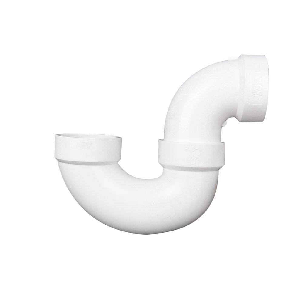 Homewerks Worldwide 1-1/2 in. DWV PVC P- Trap with Solvent Weld Joint ...