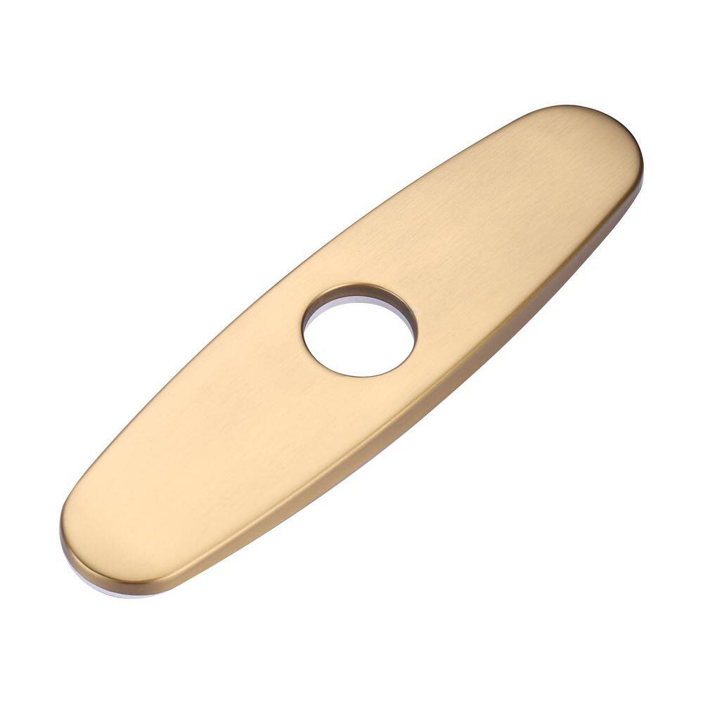 VEVETTA 10 in. Stainless Steel Kitchen Sink Faucet Hole Cover Deck ...