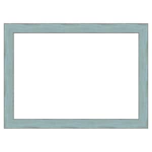 Amanti Art Sky Blue Rustic 14 in. x 20 in. Wood Framed Dry Erase ...