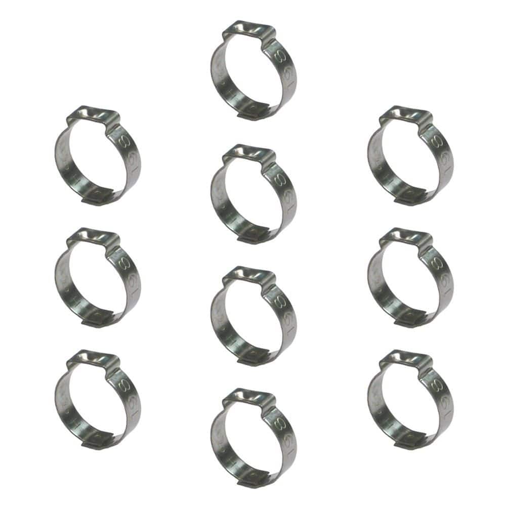 Apollo 1/2 in. Stainless-Steel Poly Pipe Pinch Clamps (10-Pack ...