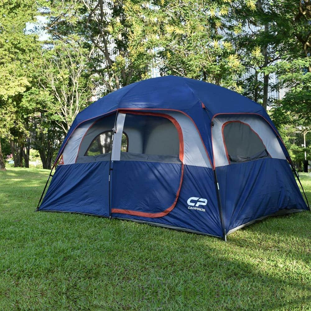 Runesay Dark Blue 6-Person-Camping Tents Waterproof Windproof Family ...