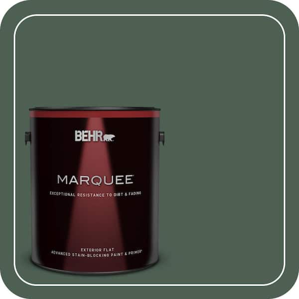 BEHR MARQUEE 1 gal. #PPU11-20 Congo Flat Exterior Paint & Primer 445301 ...