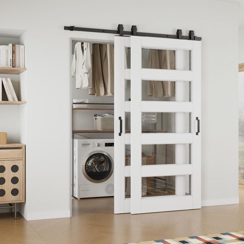 Reviews for ARK DESIGN 64 in. x 80 in. (Double 36 in.) 5-Lite Clear ...