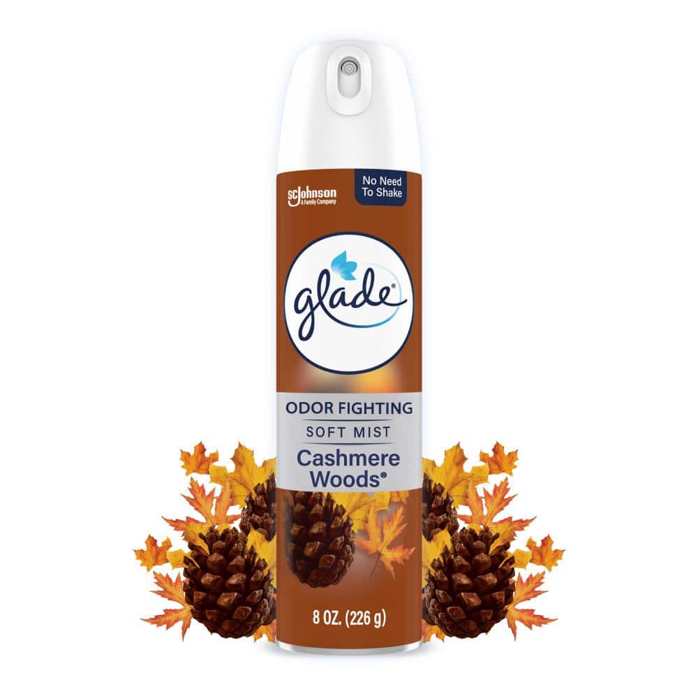 Glade 8 oz. Cashmere Woods Scent Air Freshener Spray 377335 - The Home ...