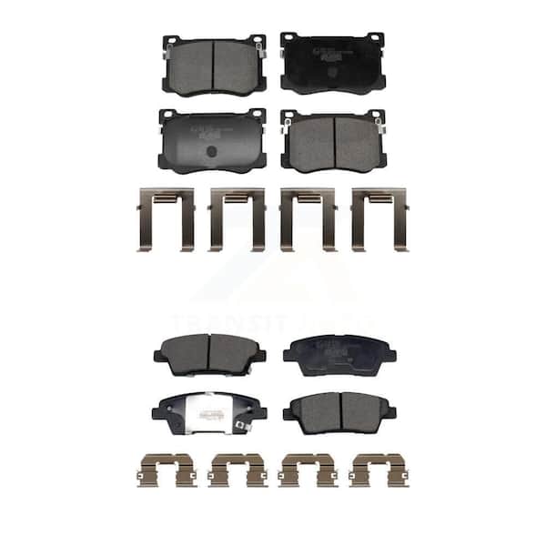 TEC Front Rear Ceramic Brake Pads Kit For 2018-2020 Genesis G80 3.8L 5 ...