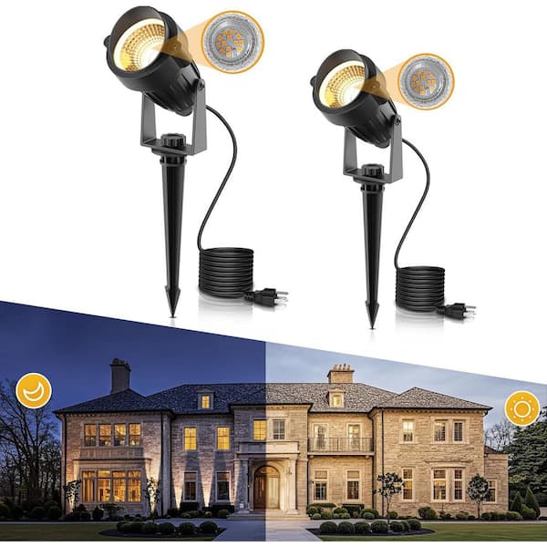 YANSUN IP66 Waterproof 3000K Plug-In Outdoor Integrated LED Landscape ...