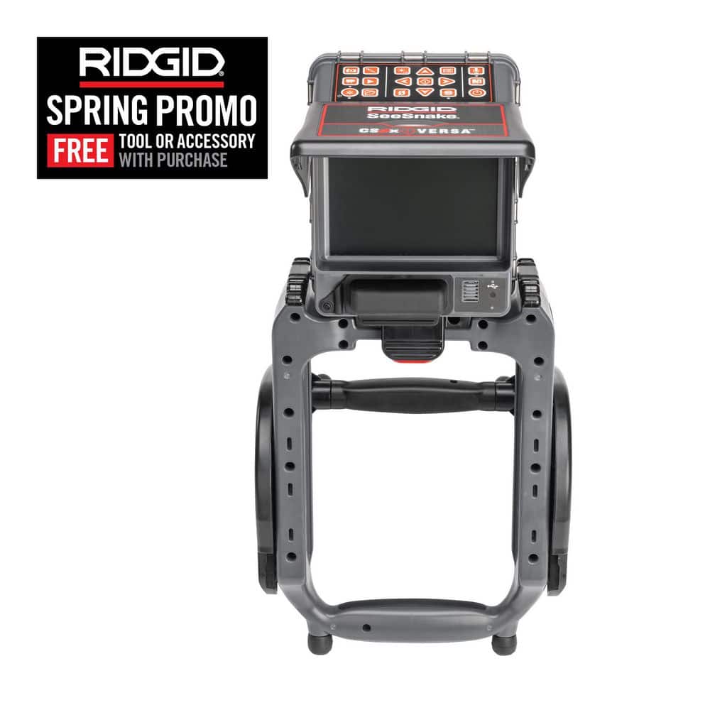 RIDGID CS6x Versa Digital Recording Monitor with Wi-Fi, Docks to ...