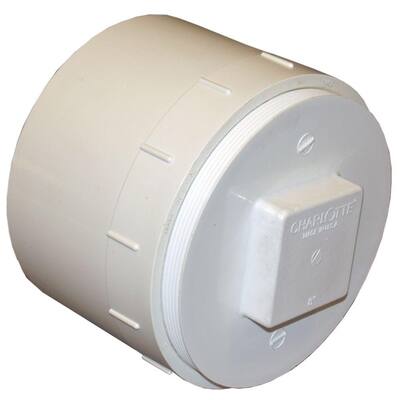 Charlotte Pipe 8 in. PVC Schedule 40 Socket Cap PVC 02116 2400