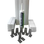 ProVantage 4 in.Thick Series Silicone System Glass Block Installation ...