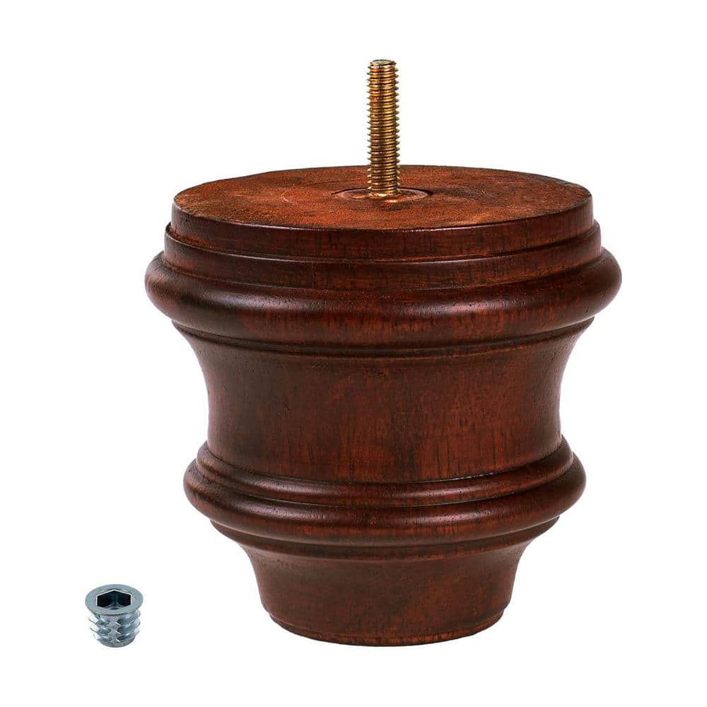 American Pro Decor 4 in. x 4-1/4 in. Stained Cherry Solid Hardwood ...