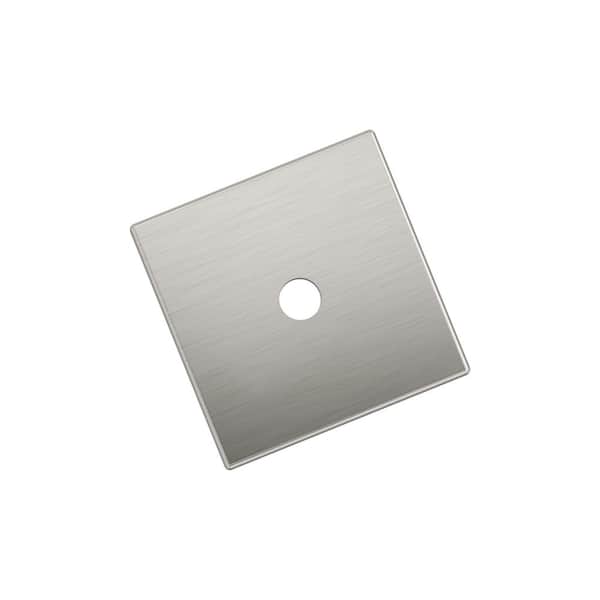 Amerock Ladera 1-3/16 in. (30 mm) Length Square Satin Nickel Knob ...