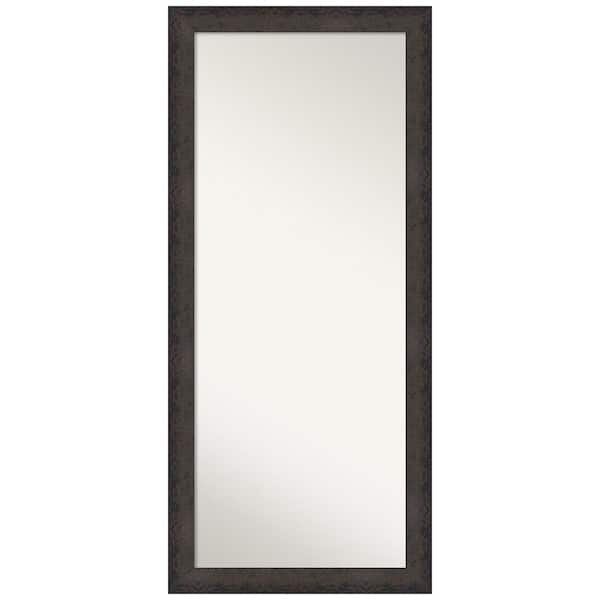 Amanti Art Dappled Black Brown 29.5 in. W x 65.5 in. H Non-Beveled ...