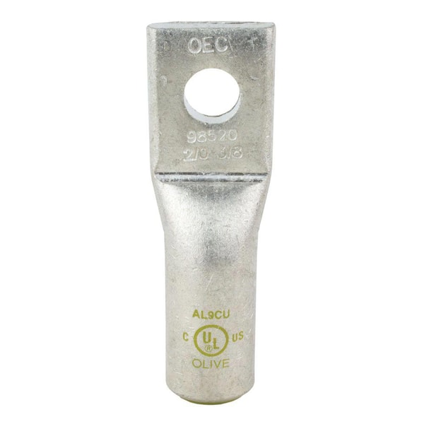 Commercial Electric Aluminum 1-Hole Straight Short Barrel Compression ...