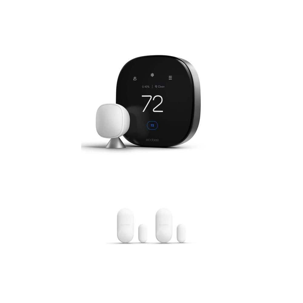 ecobee Smart Thermostat Premium with Air Quality Monitor and Smart ...