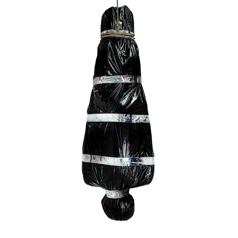 Augbeer 5 ft. Hanging Corpse Prop with Realistic Haunted House Design ...