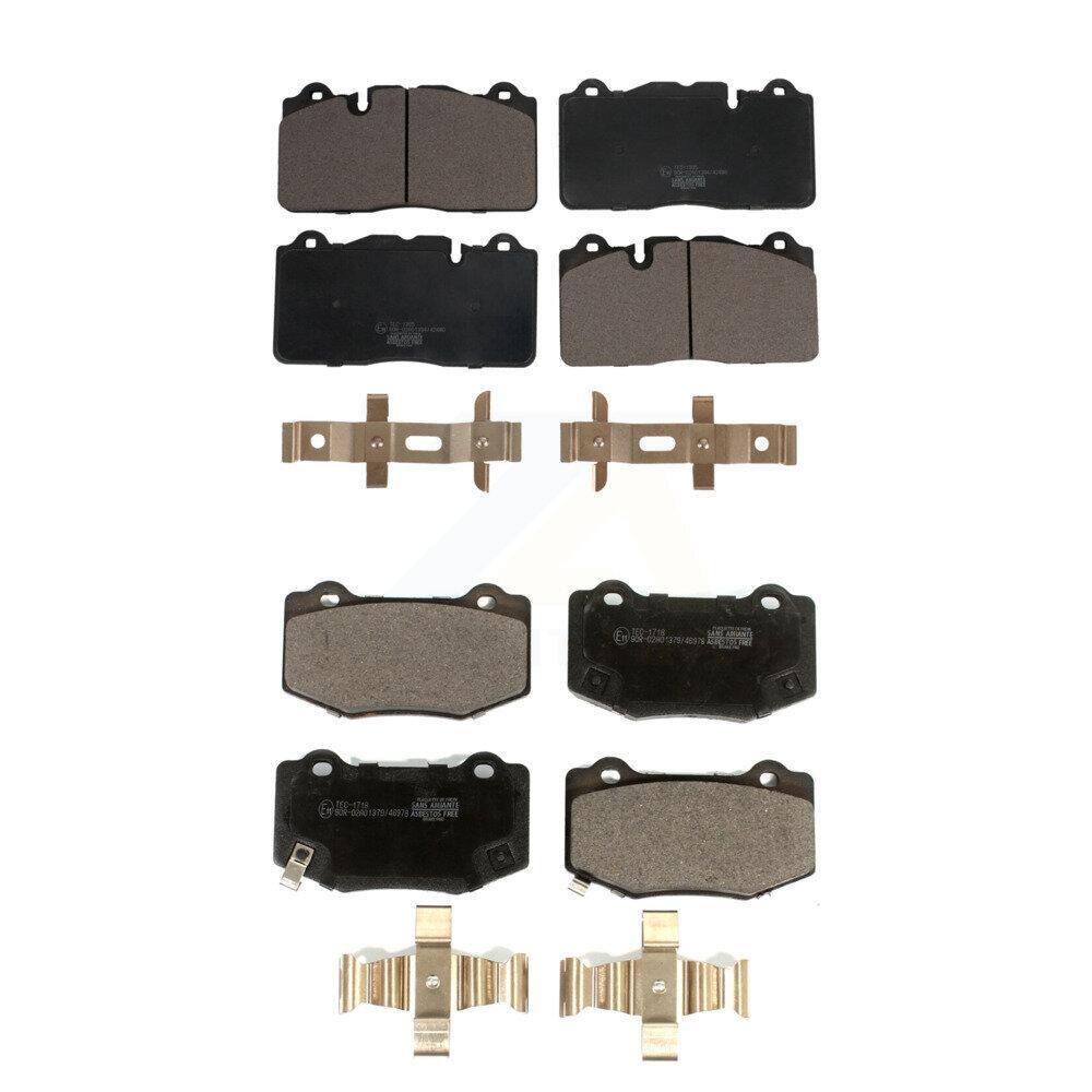 TEC Front Rear Ceramic Brake Pads Kit For 19 Chevrolet Corvette With ...