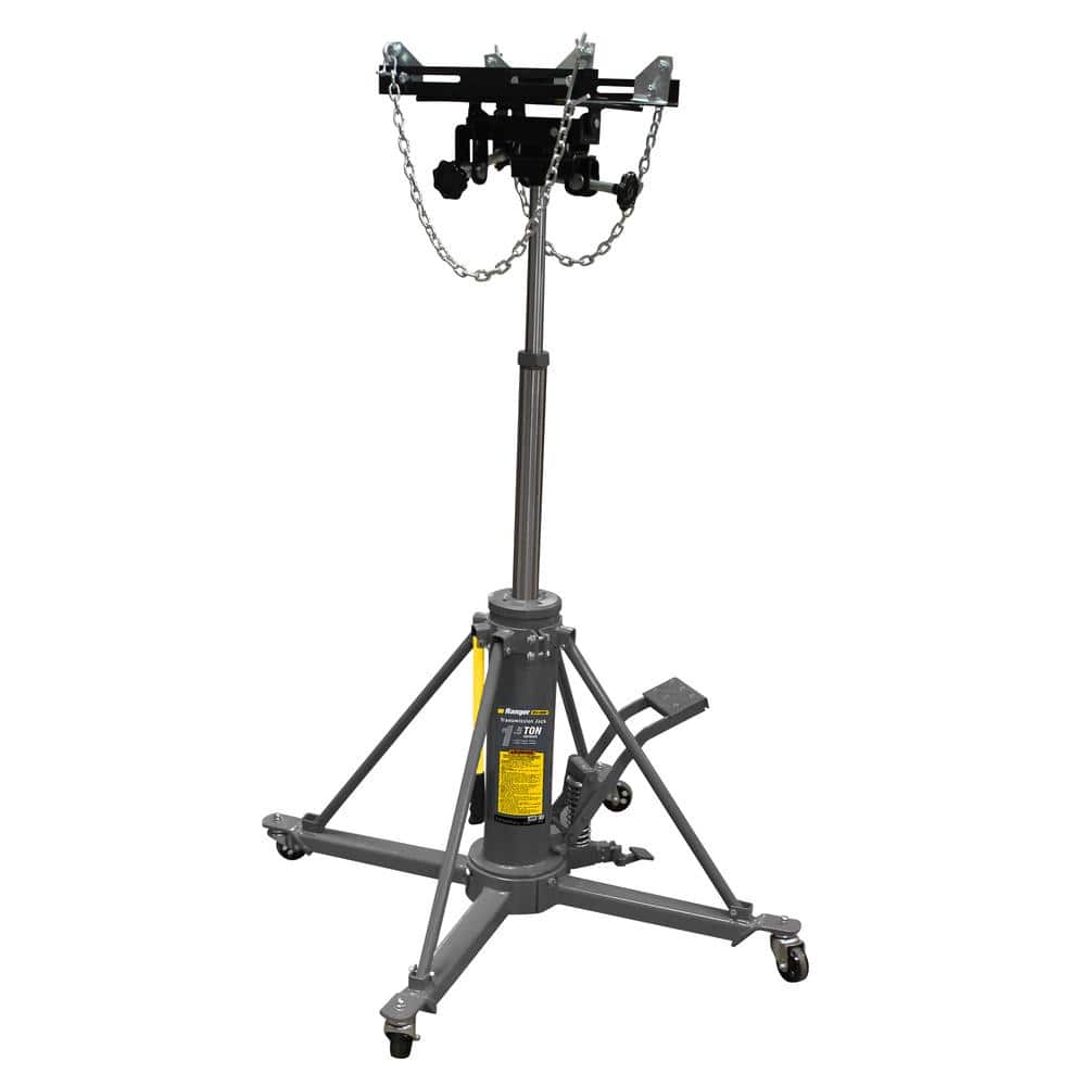 RANGER RTJ-3000 1.5-Ton Heavy-Duty Telescoping Transmission Jack with ...