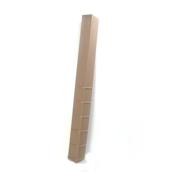 Post Protector 4 in. x 6 in. x 60 in. In-Ground Fence Post Decay ...