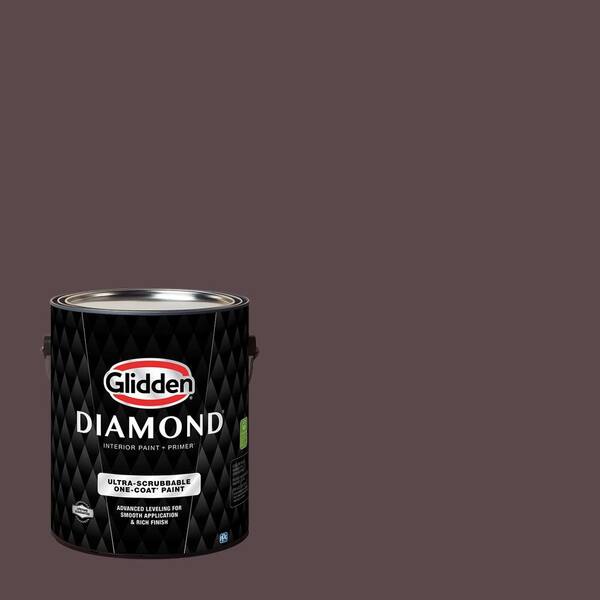 Glidden Diamond 1 gal. PPG1047-7 Carob Chip Satin Interior Paint with ...