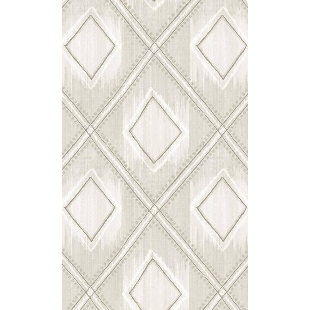 Walls Republic Eggshell Geometric Diamond Printed Non-Woven Paper Non ...