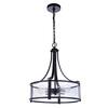 CRAFTMADE Elliot 60-Watt 5-Light Flat Black Finish Dining/Kitchen ...