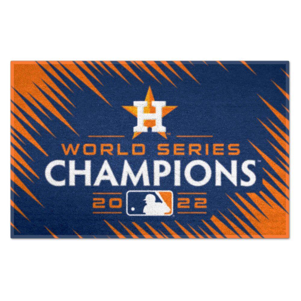 FANMATS Houston Astros 2022 MLB World Series Champions Blue 2 ft. x 3 ...