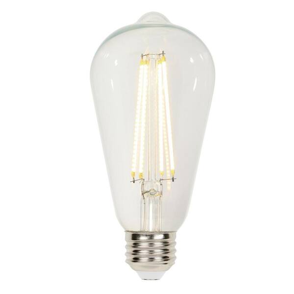 Westinghouse 60-Watt Equivalent ST20 Dimmable Clear Edison Filament LED ...