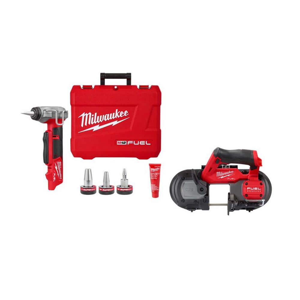 Milwaukee M12 FUEL 12-Volt Li-Ion Brushless Cordless Pro Pex Expansion ...