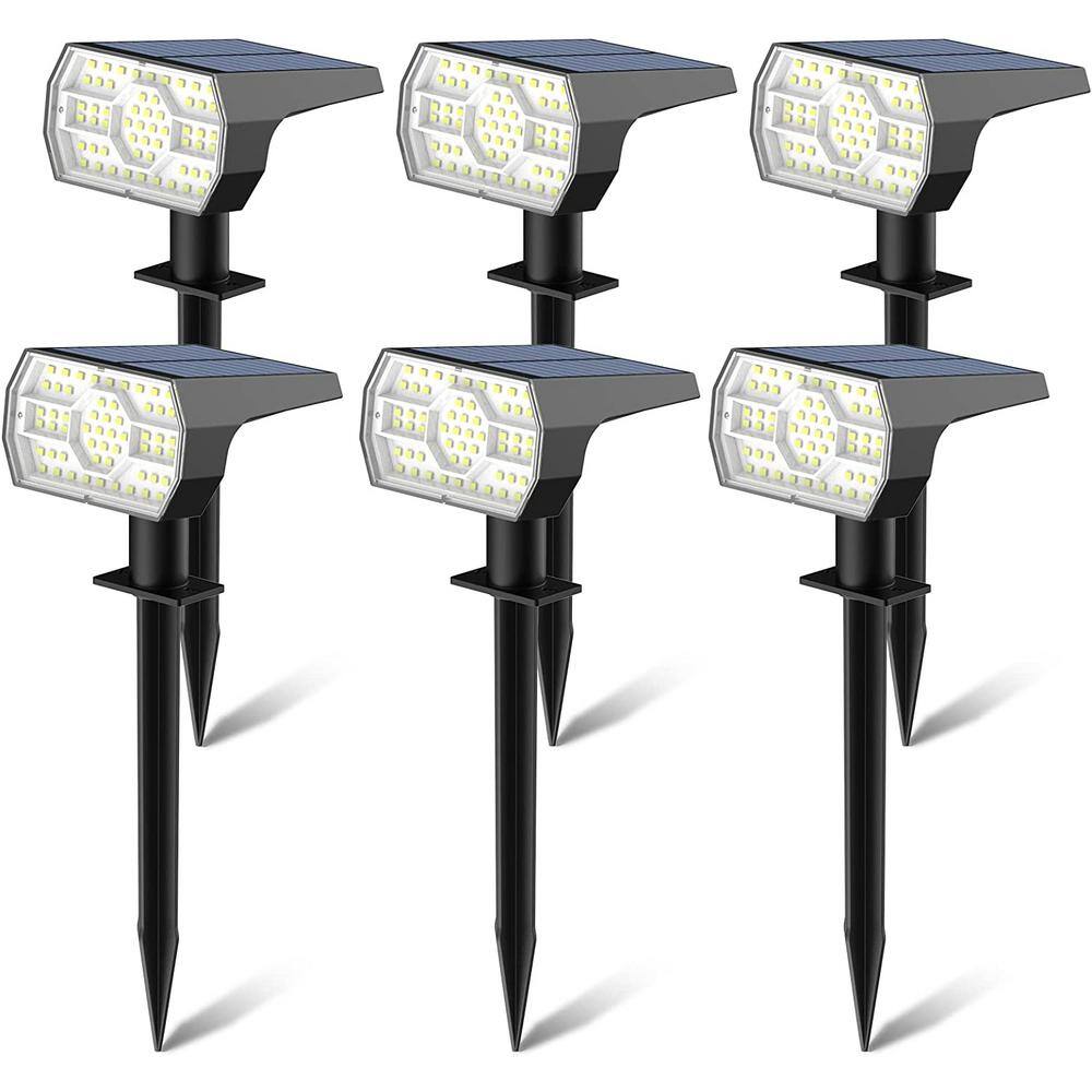 Cubilan Solar Spot Lights Outdoor Waterproof, 56 LED Solar Garden ...