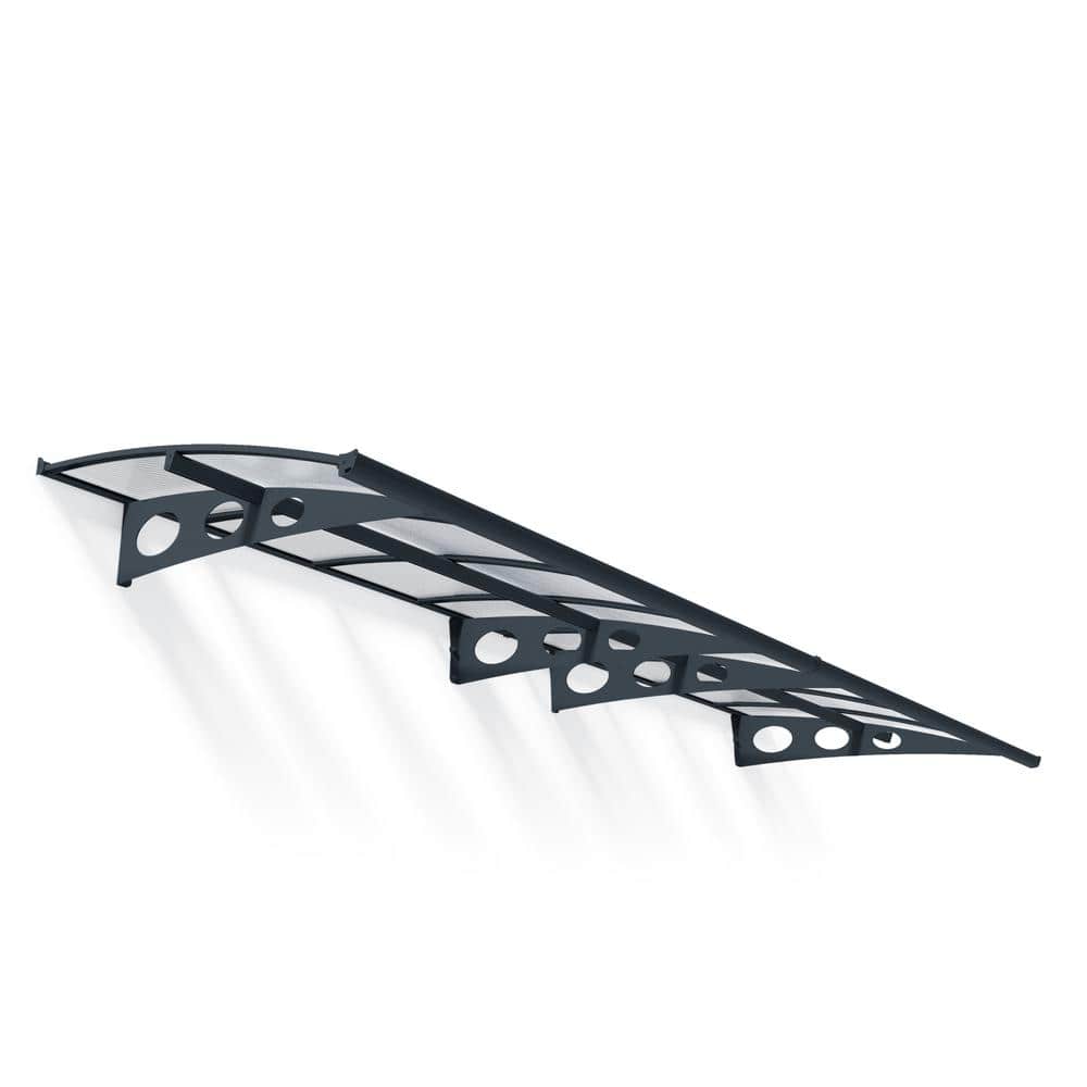 CANOPIA by PALRAM Herald 5 ft. x 15 ft. Gray/Diffused Door and Window ...