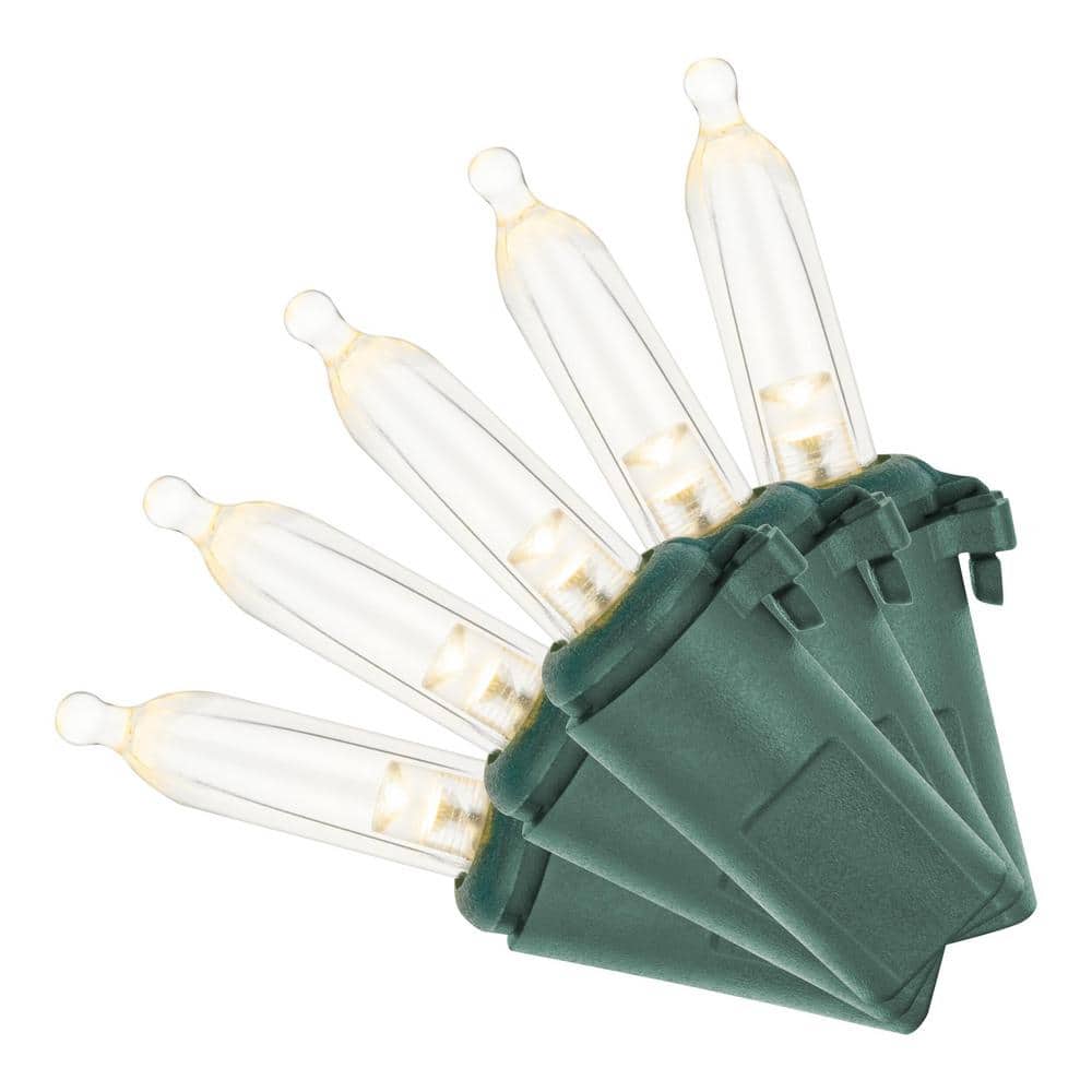 Home Accents Holiday 100 Warm White Mini LED String Lights ...