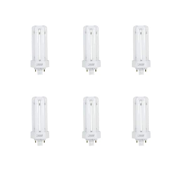 Feit Electric 32W Equiv PL CFLNI Triple Tube 4-Pin Plug-in GX24Q-3 Base Compact Fluorescent CFL ...