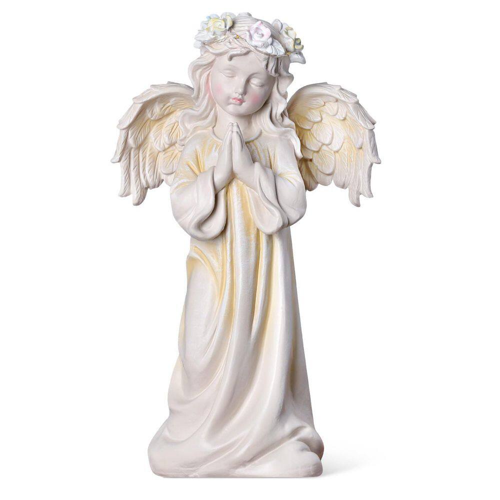 Angel Garden Statue, Memory Guardian Solar Garden Decor with Warm Light ...