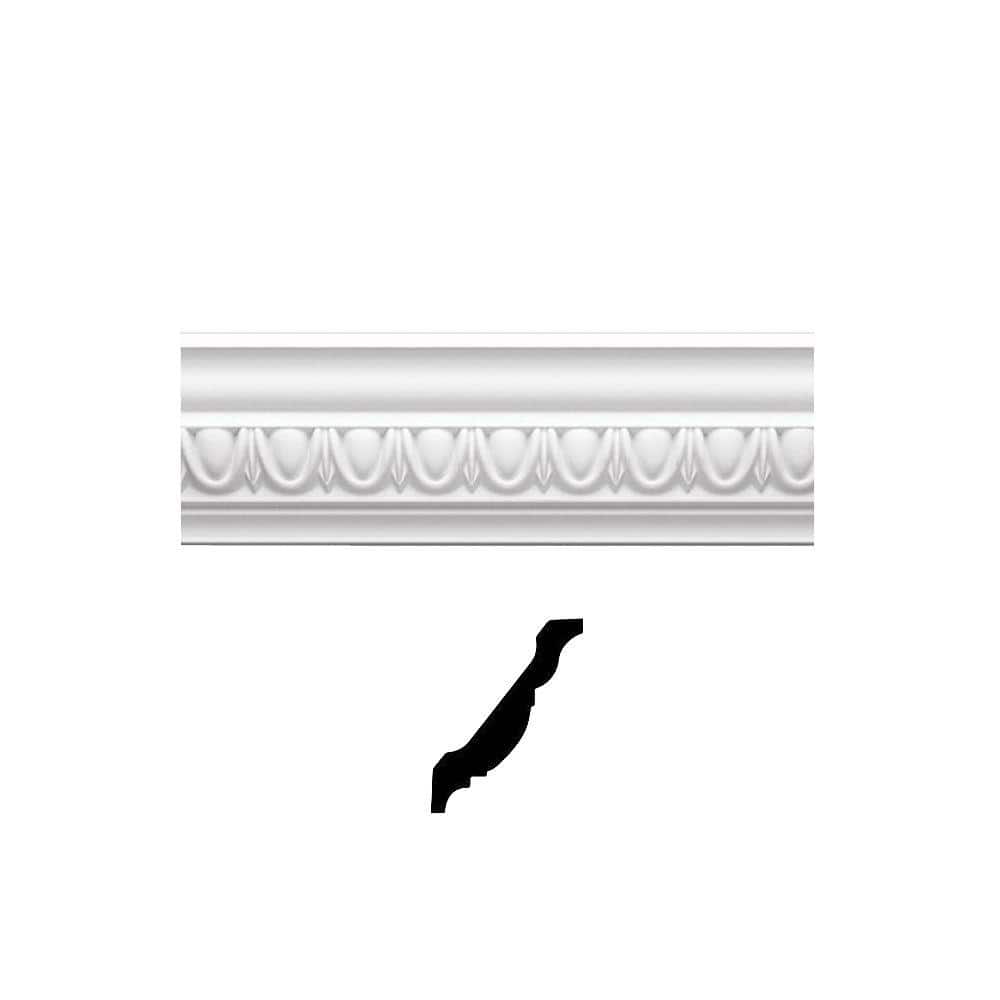 Focal Point 7/8 in. x 4-1/8 in. x 96 in. Primed Polyurethane Classic ...