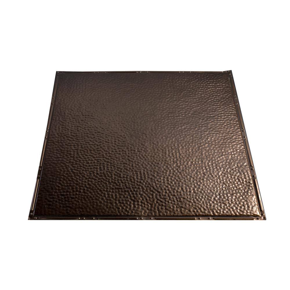 Great Lakes Tin Chicago 2 ft. x 2 ft. Nail Up Metal Ceiling Tile in ...