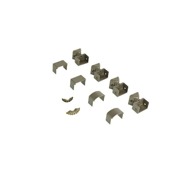 WESTBURY Aluminum Fence Rail Angle Swivel Bracket - Bronze Fine Texture ...