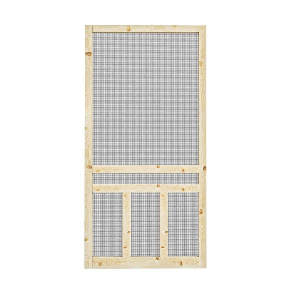 Reviews for ARK DESIGN 36 in. x 80 in. Universal Unfinished Pine 3-Bar ...
