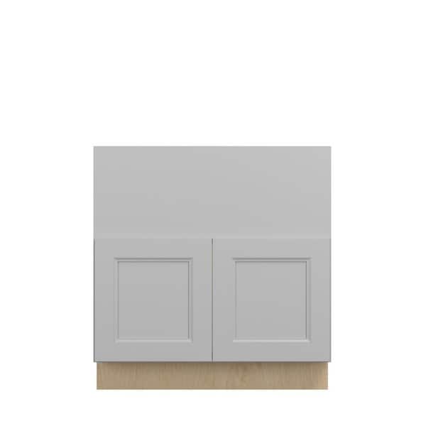 Kunal Kitchens Rockingham Recessed 33 in. W x 34.5 in. H x 24 in. D in Painted Stratus Plywood ...