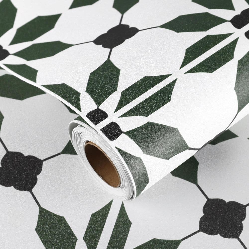 ilemong 12 in. x 120 in. Peel and Stick Vinyl Self-Adhesive Tile ...