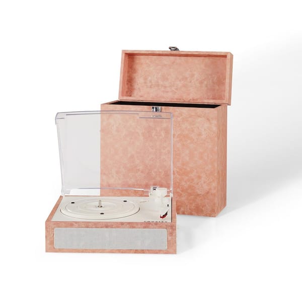 CROSLEY FURNITURE Fusion Turntable Combo in Rose Gold CR6041A-RG - The ...