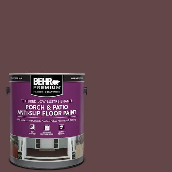 BEHR PREMIUM 1 gal. #S-G-700 Wild Raisin Textured Low-Lustre Enamel ...